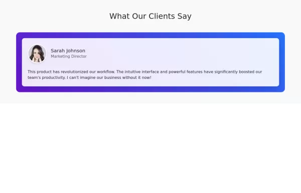 Testimonial carousel - Bootstrap CSS Example