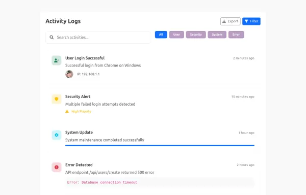 Dashboard Free Examples In Bootstrap Css