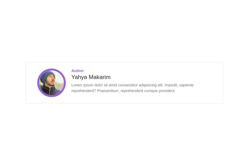 Bootstrap User Profile Bootstrap 5 Example