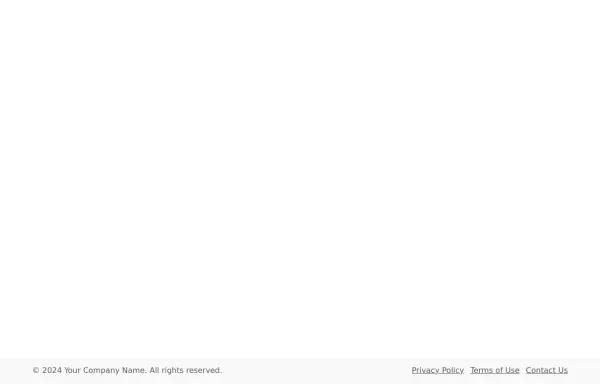 Basic Footer Bootstrap 5 Example