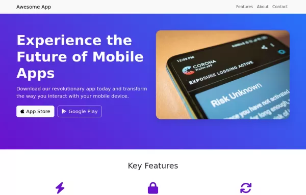 B Bootstrap Homepage With Background Color Hover Effects Animations