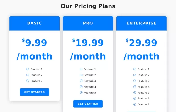 Animated Pricing Card With Bootstrap 5 Bootstrap 5 Example